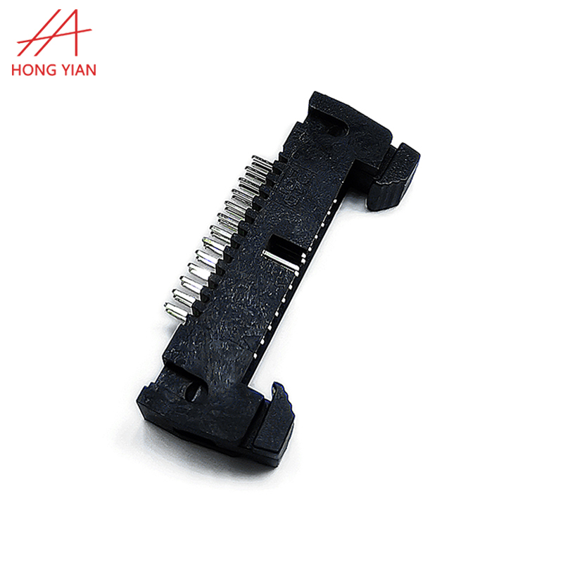 Pitch 2.0mm Double Row Straight Angle 180 Degree 26P Ejector Header-Cable Assembly Connector ...